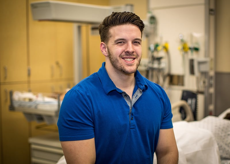 Jake Demonstrates The Value of Having Men In Nursing